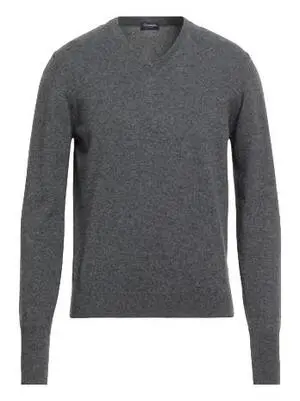 DRUMOHR Cashmere V-neck Sweater - Grey