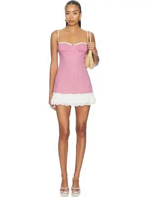MORE TO COME Alisha Mini Dress - Red