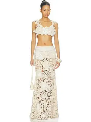 BRONX BANCO Casablanca Crochet Set - Cream