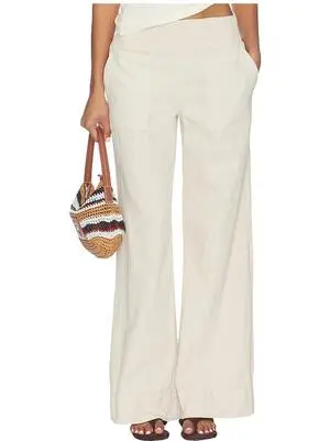 Free People Free People Breezy Denim Pull On Jean Beige