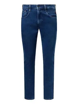 REPLAY Anbass Slim-leg Denim Jeans - Medium Blue