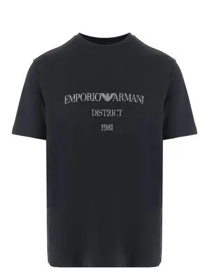 Emporio Armani Short-sleeved T-shirt - Black