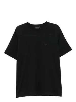 EMPORIO ARMANI Logo-embroidered T-shirt