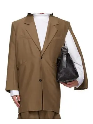 EGONLAB Long-sleeved Blazer - Brown