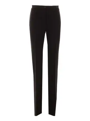 Pinko Button-detail Casual Trousers - Black