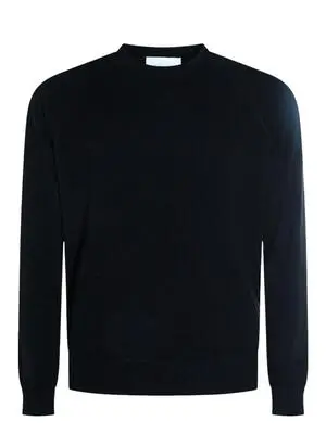 Malo Crewneck Long-sleeved Jumper - Black