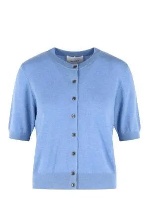 LISA YANG Button Cardigan - Blue