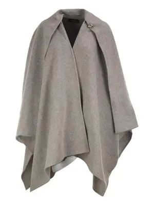 FABIANA FILIPPI Fabiana Filippi Draped Jewellery-Fastening Cape
