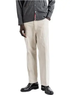 Thom Browne Corduroy Chino Trousers - Beige
