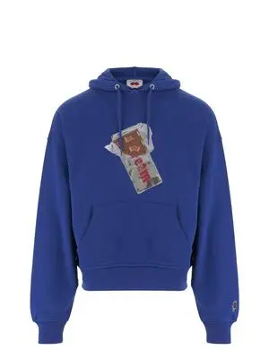 ICECREAM Chocolate Bar Print Hoodie - Blue