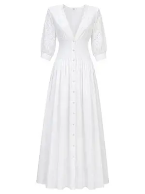 Ermanno Scervino V-neck Maxi Dress - No