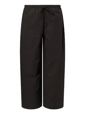 Dissh Wide-leg Cotton Trousers - Black