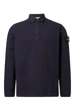 Stone Island Cotton Rugby Sweatshirt - Navy