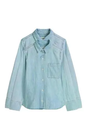 Marc O'polo Long Sleeve Denim Shirt - Blue