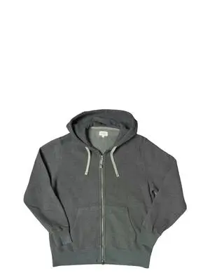 Hartford Zip-up Hoodie With Drawstring Hood - Grey
