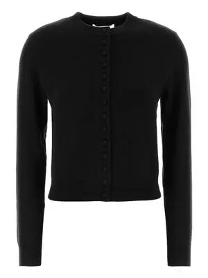 LISA YANG Cashmere Wilona Cardigan - Black