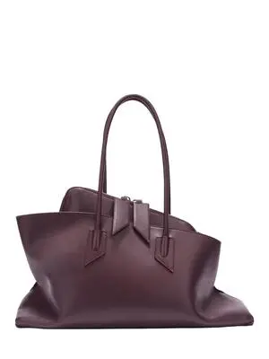 Attico La Passeggiata Medium Leather Shoulder Bag - Multicolor