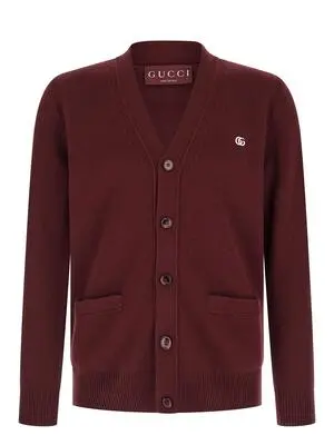 Gucci Knitted Cashmere Sweater With Doppia G Embroidery - Multicolor