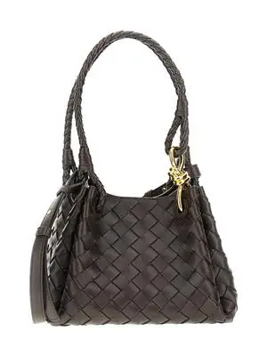 Bottega Veneta Bottega Veneta Small Parachute Bag In Suede Multicolor
