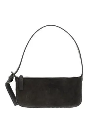 Bottega Veneta Suede And Nappa Leather Intrecciato Shoulder Bag - Multicolor