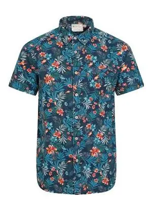 Mountain Warehouse Tropical Floral Short-sleeved Shirt - Navy