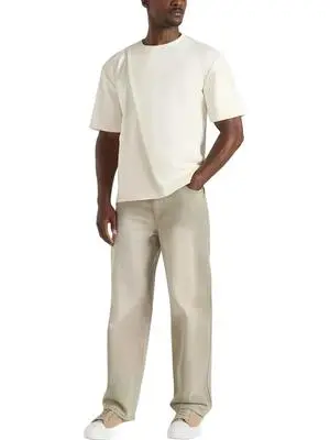 Manière De Voir Relaxed-fit Denim Jeans - Neutrals