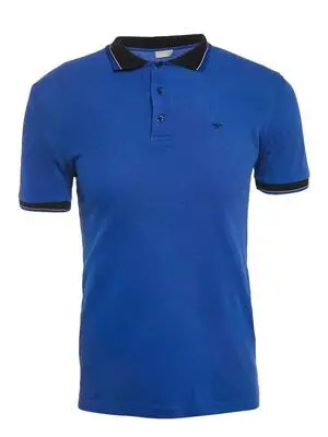 Dior Pique-knit Polo Shirt - Blue
