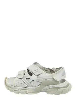 Balenciaga Track Slingback Sandals - Grey