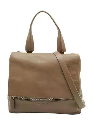 Givenchy Pandora Flap Top Handle Bag - Neutrals