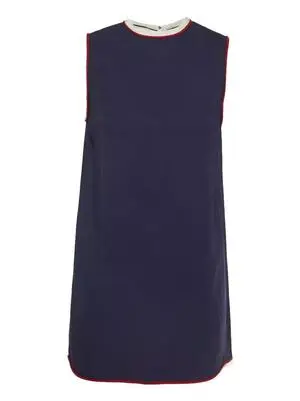 Gucci Sleeveless Tunic Mini Dress - Blue