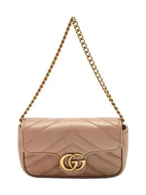 Gucci Gg Marmont Matelassé Mini Bag - Neutrals
