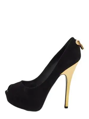 LOUIS VUITTON Peep-toe Pumps - Black