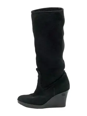 Gucci Courteney Wedge Boots - Black