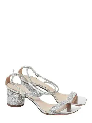 GIUSEPPE ZANOTTI Tara Heeled Sandals - Silver