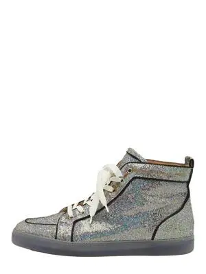 CHRISTIAN LOUBOUTIN Orlato High-top Sneakers - Silver