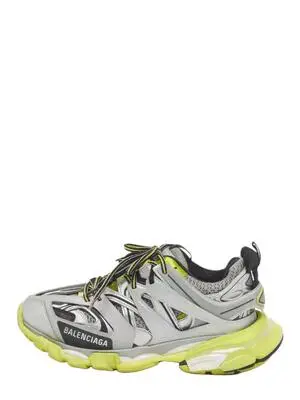 Balenciaga Track Layered Low-top Sneakers - Silver
