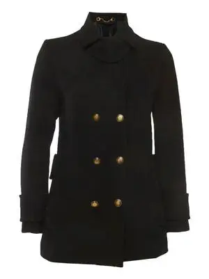 Gucci Double-breasted Pea Coat - Black