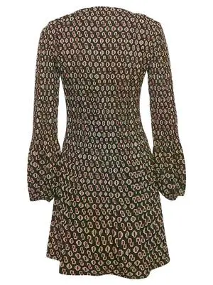 MAJE Maje Logo Pattern Midi Dress