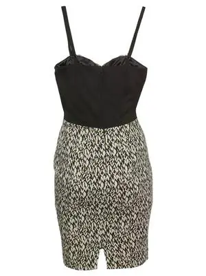 Elisabetta Franchi Bustier Mini Dress - Black