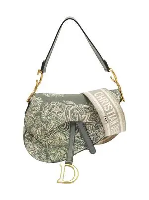 Dior Saddle Two-way Shoulder Bag - Grey