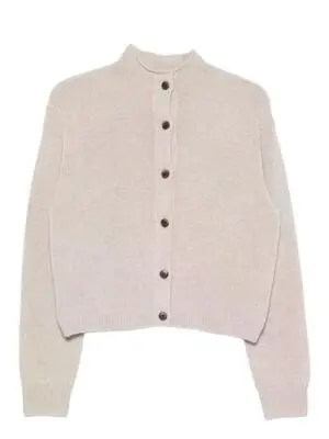 LISA YANG Zirelle Button-up Cardigan - Neutrals