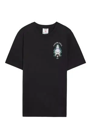 Casablanca Logo-print T-shirt - Black