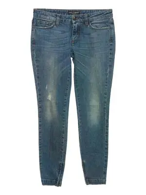 Dolce & Gabbana Wash Distressed Jeans - Blue