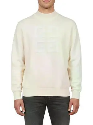 Givenchy 4g Pattern Crew Neck Sweater - Neutrals