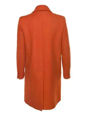 Max Mara Double-breasted Wool Coat - Orange