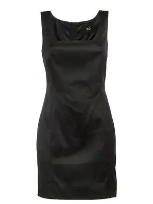 Dolce & Gabbana Square Neck Mini Dress - Black