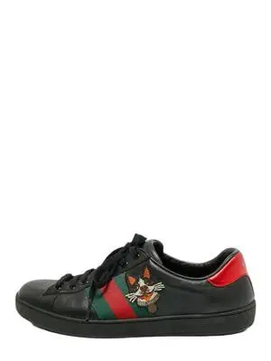 Gucci Ace Year Of The Dog Sneakers - Black