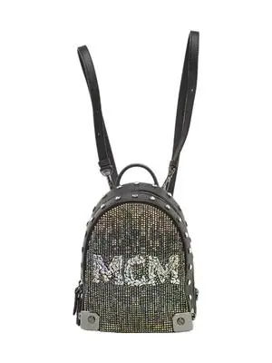 Mcm Bebe Boo Backpack - Black