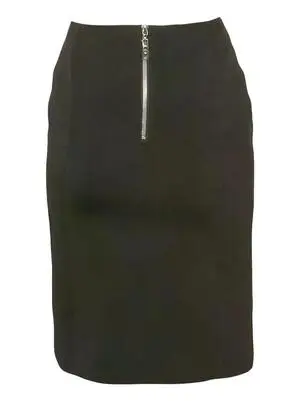 LOUIS VUITTON Ruffle-detail Midi Skirt - Black
