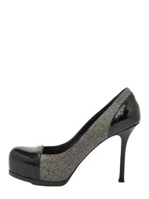 Saint Laurent Tribtoo Platform Pumps - Grey